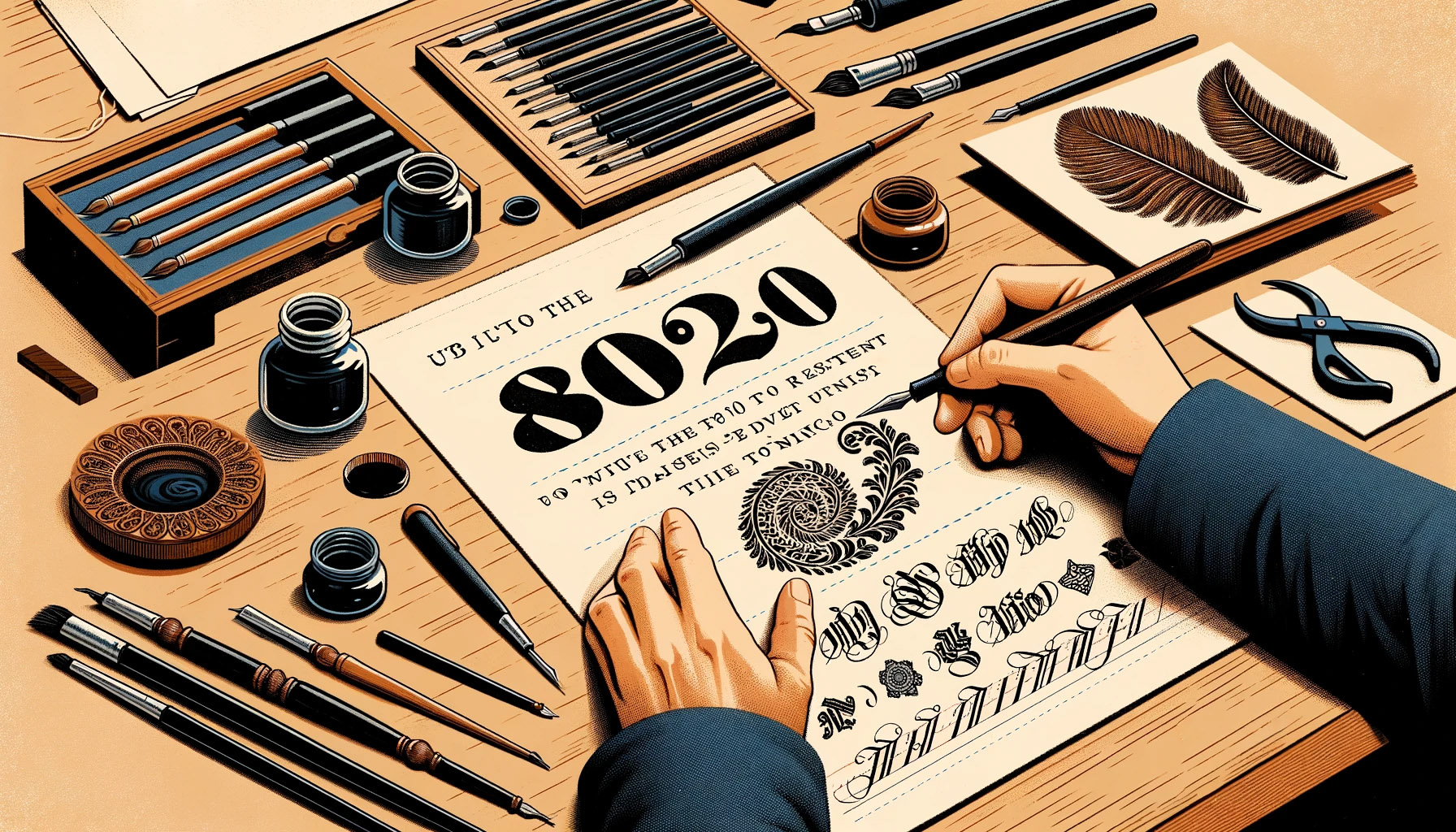 80/20 in Calligraphy - Learn Calligraphy Faster by Mastering a Few Core ...