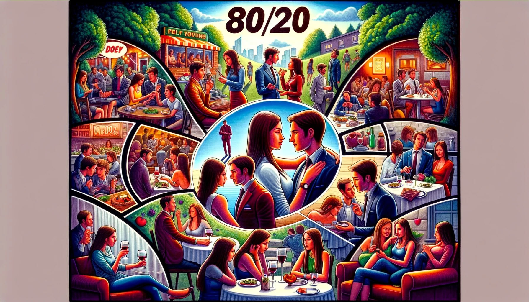 80/20 Rule in Dating - Pareto Principle for Efficiency and Productivity