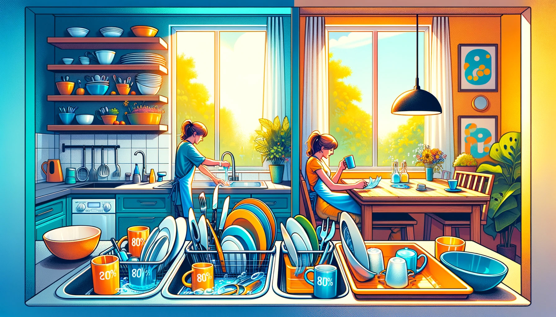 80/20 Rule in Dish Washing - Pareto Principle for Efficiency and ...